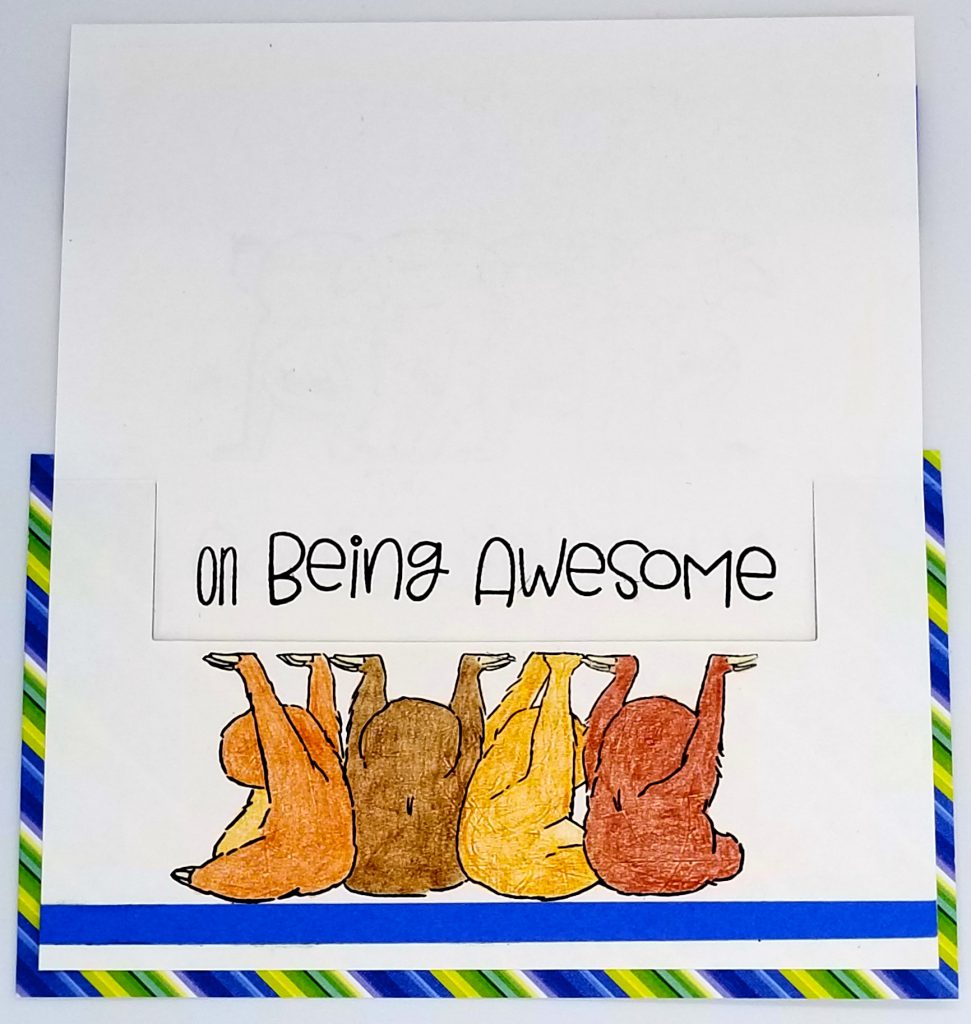 Sloth Congrats | Paper Whims