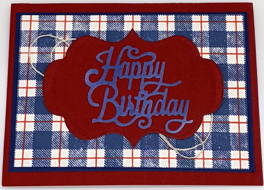 Plaid Happy Birthday | Paper Whims
